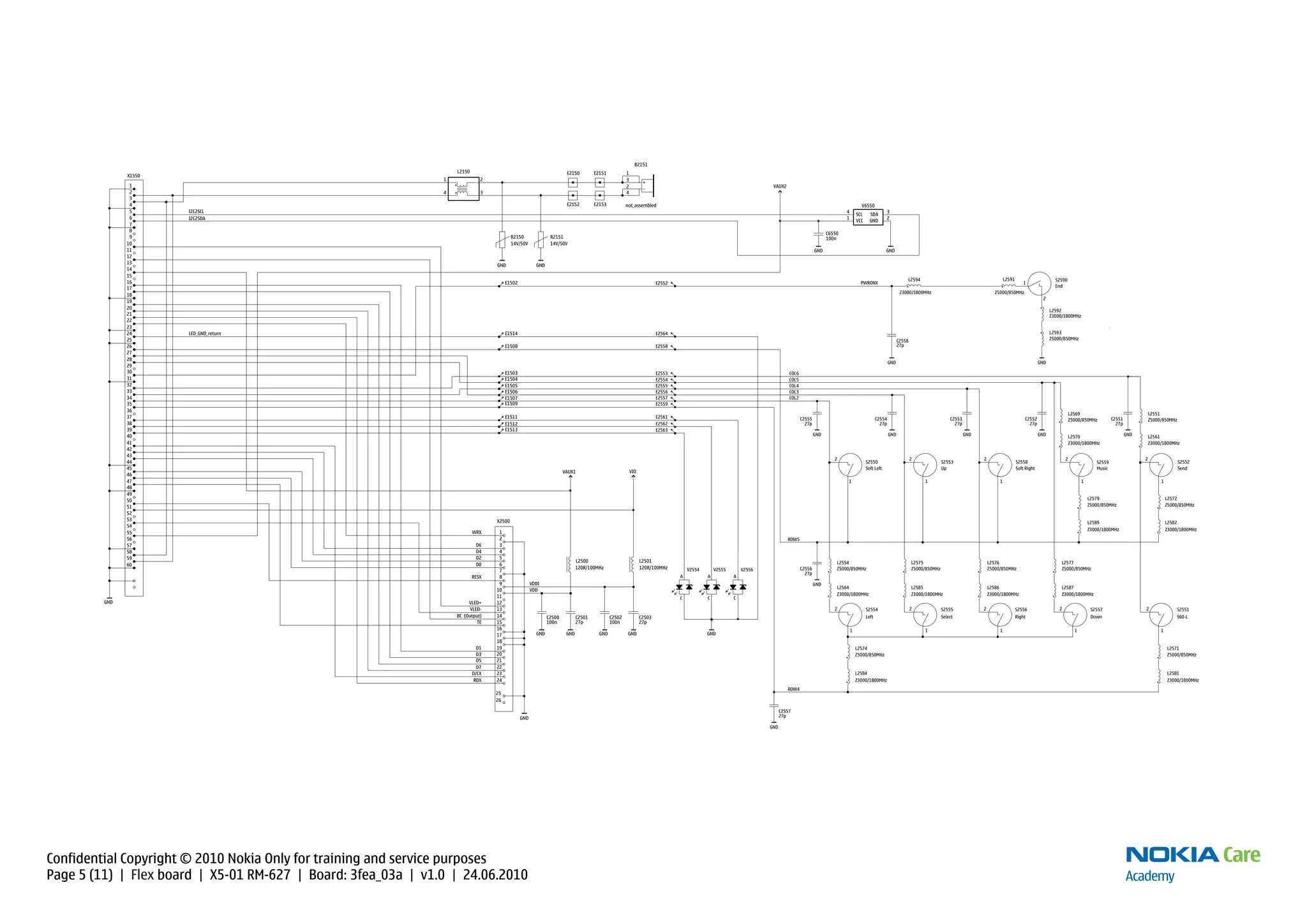 Nokia x5 01-rm-627_schematics_v1.0 | PPT