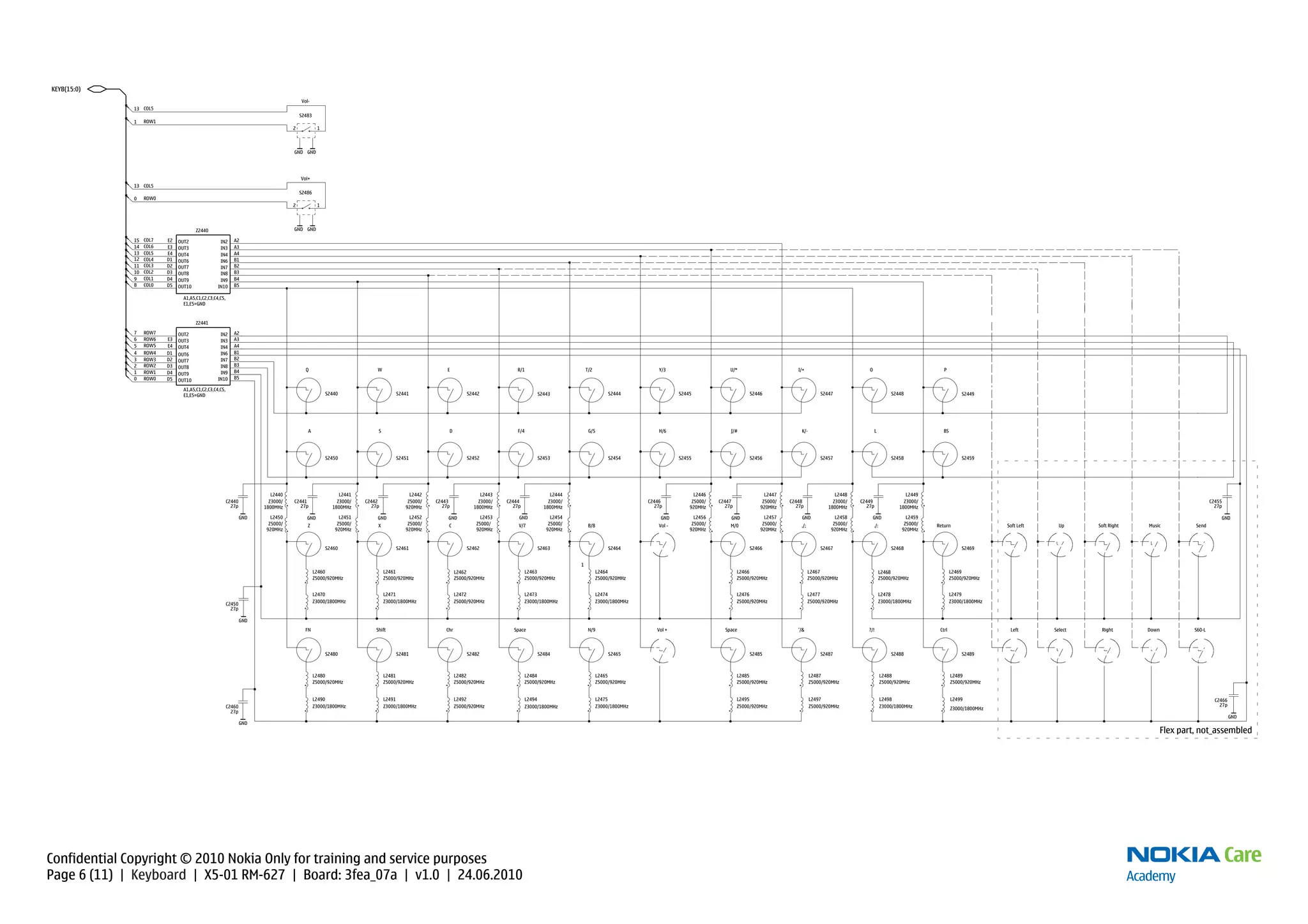 Nokia x5 01-rm-627_schematics_v1.0 | PPT