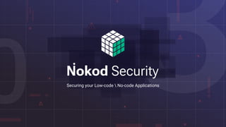 Pitch Deck Teardown: Nokod Security's $8M Seed deck | PDF