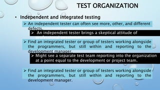 Test Organization | PPTX