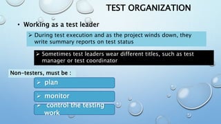 Test Organization | PPTX