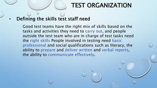 Test Organization | PPTX