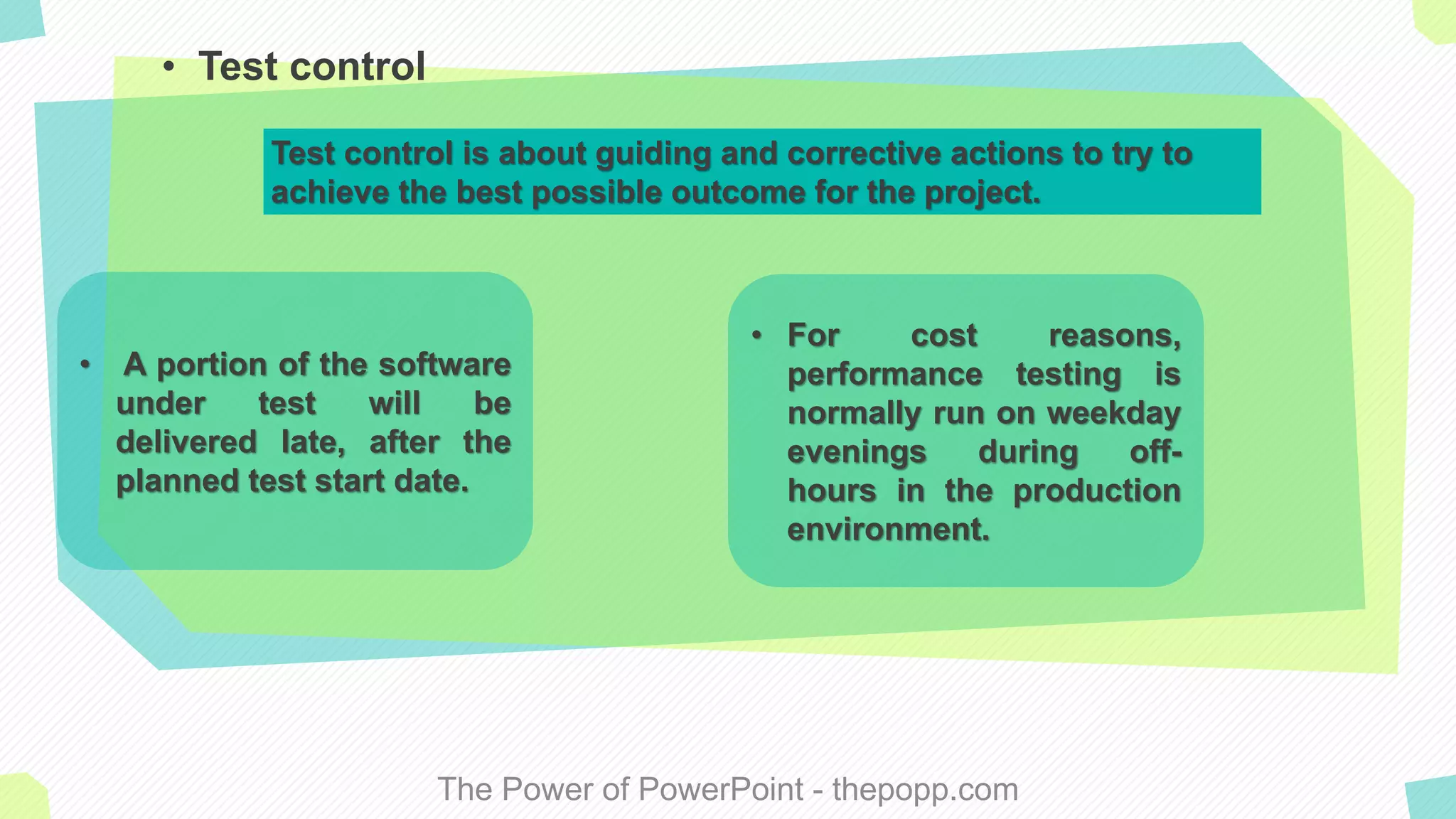 Test Progress Monitoring and Control | PPTX