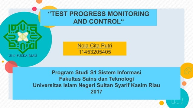 Test Progress Monitoring and Control | PPTX