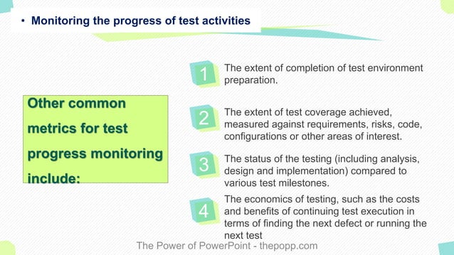 Test Progress Monitoring and Control | PPTX