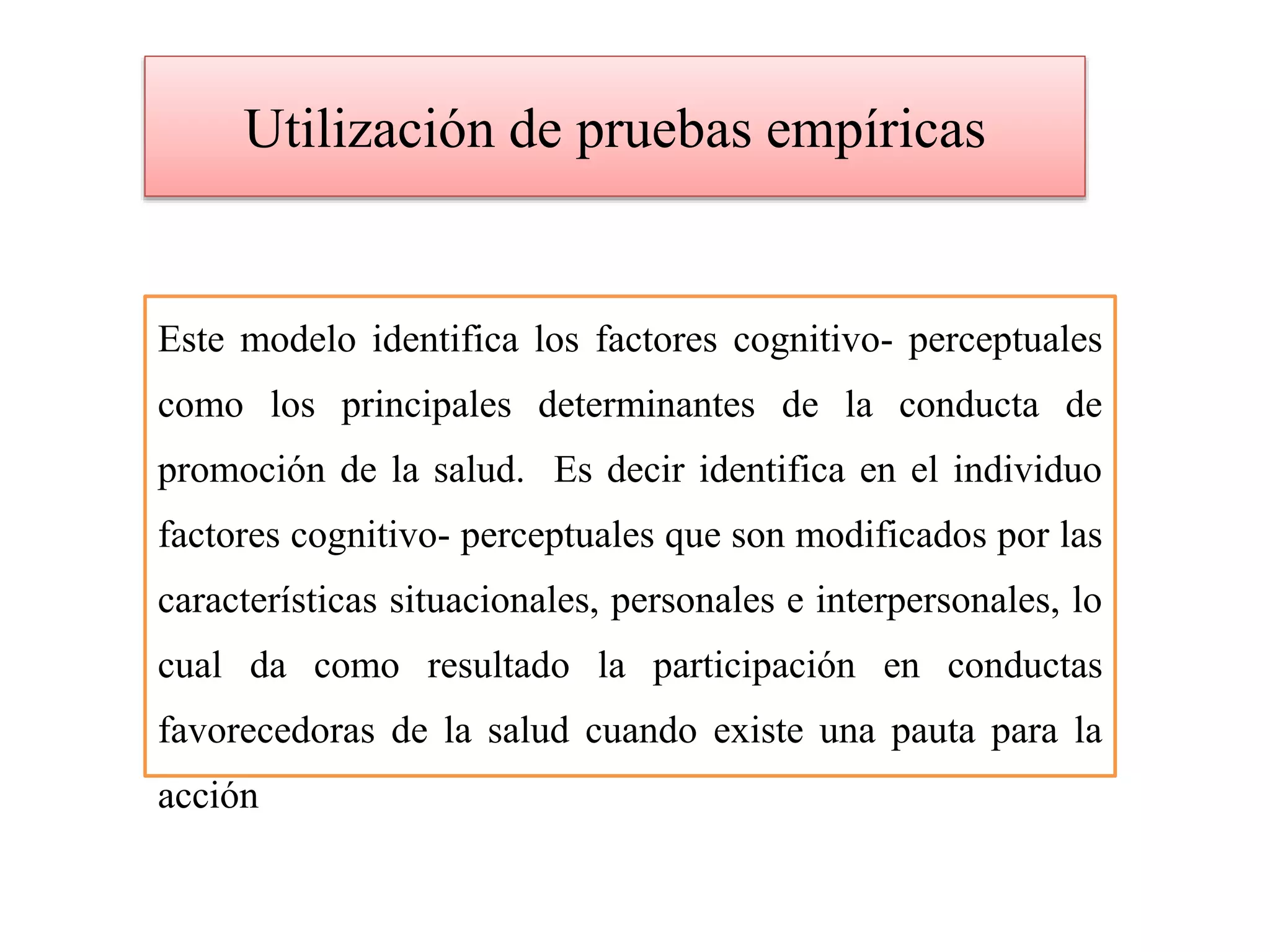 NOLA J. PENDER Modelo de promoción de la salud | PPTX