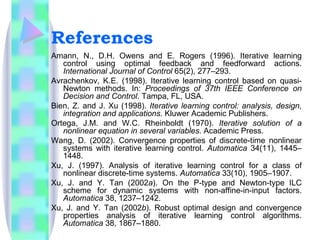 Newton method based iterative learning control for nonlinear systems | PPT
