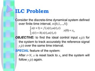 Newton method based iterative learning control for nonlinear systems | PPT