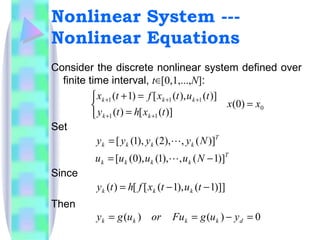 Newton method based iterative learning control for nonlinear systems | PPT