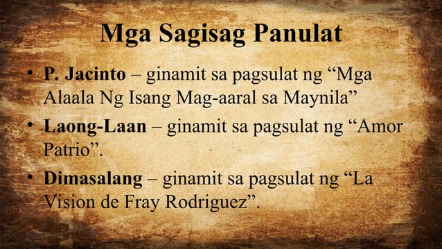 Ang Talambuhay ng Pambansang Bayani ng Pilipinas | PPT