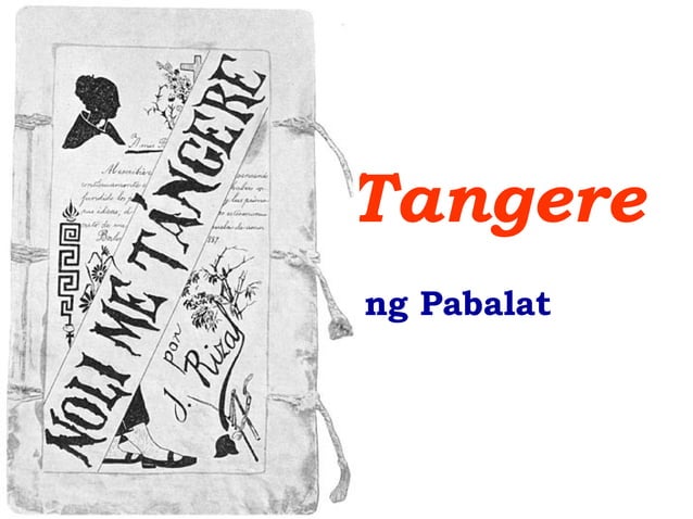 Pabalat ng Noli Me Tangere | PPS
