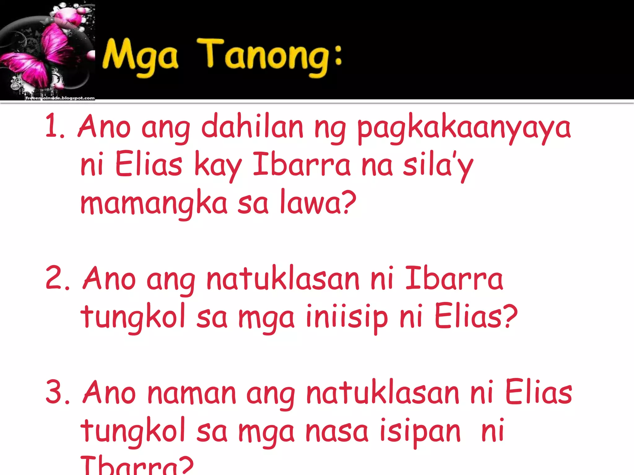 Noli Me Tangere- Kabanata 49 | PPTX
