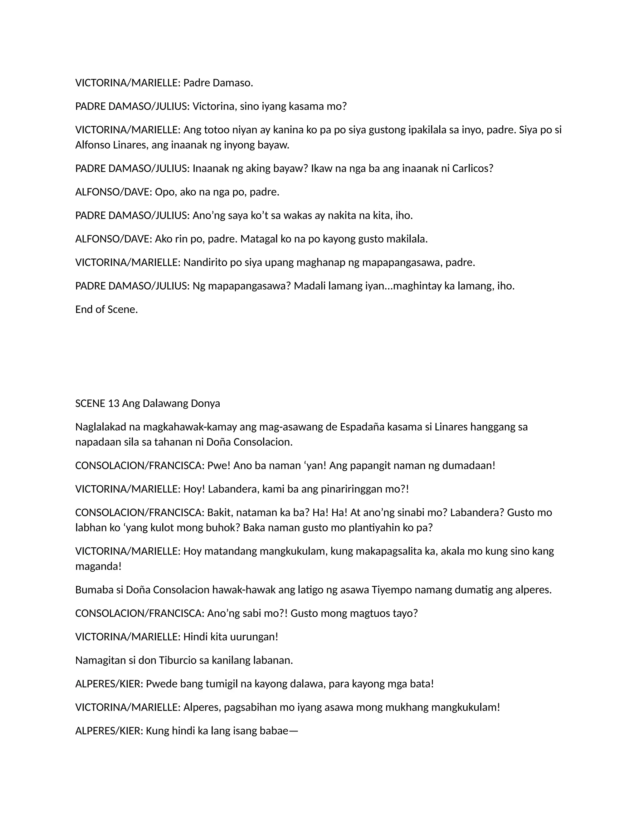 noli-me-tangere-script- for film showing | DOCX