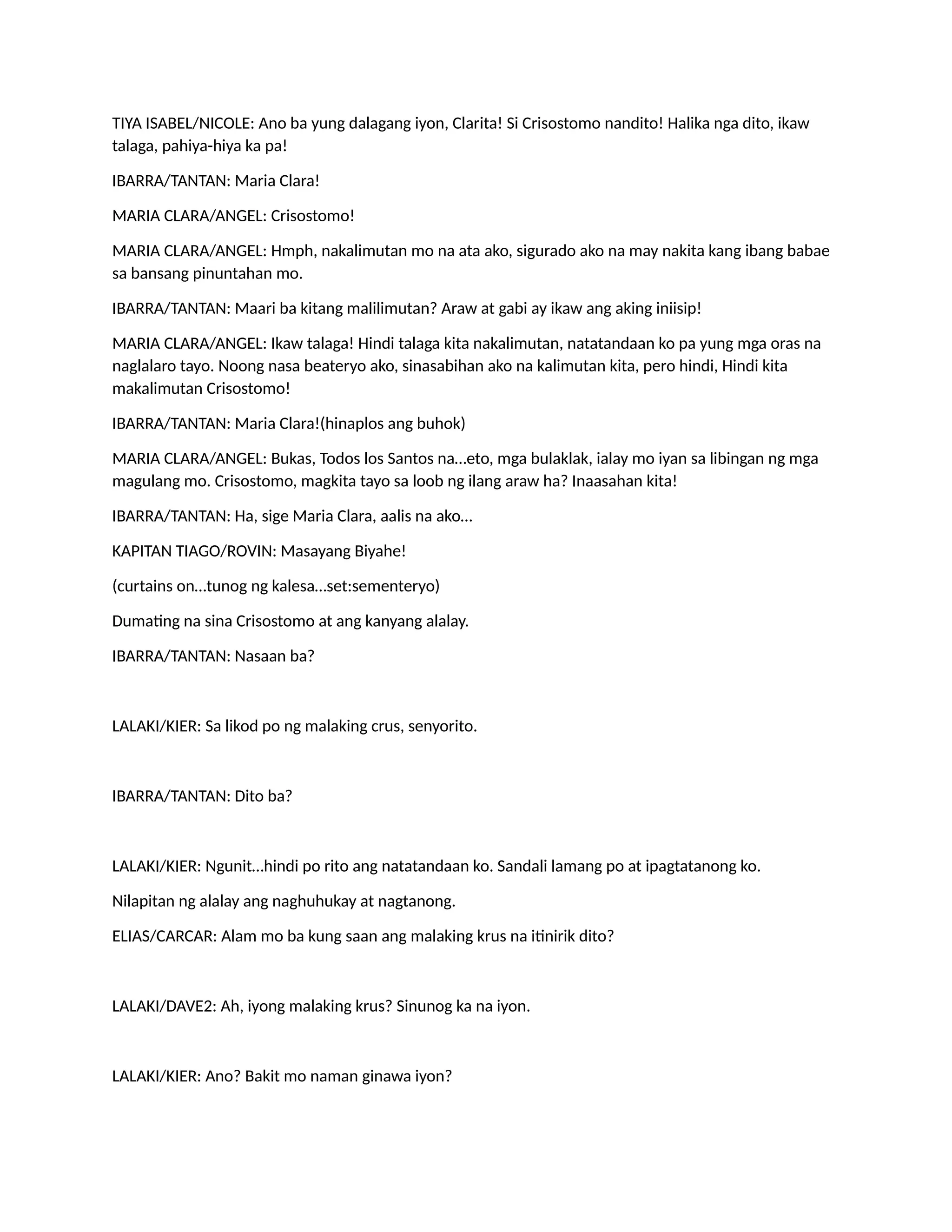 noli-me-tangere-script- for film showing | DOCX