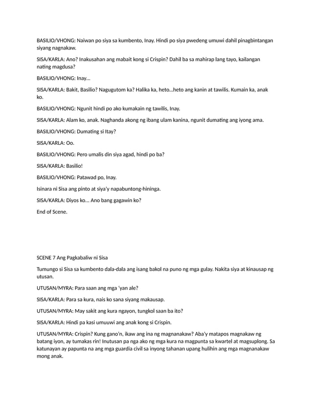 noli-me-tangere-script- for film showing | DOCX