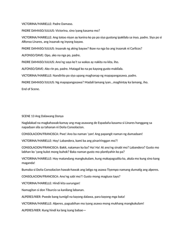 noli-me-tangere-script- for film showing | DOCX