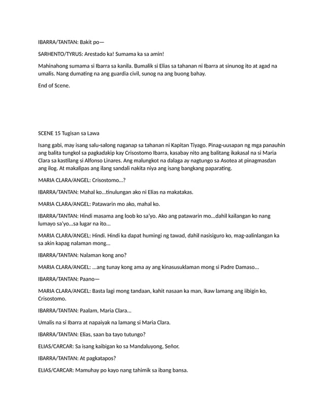 noli-me-tangere-script- for film showing | DOCX