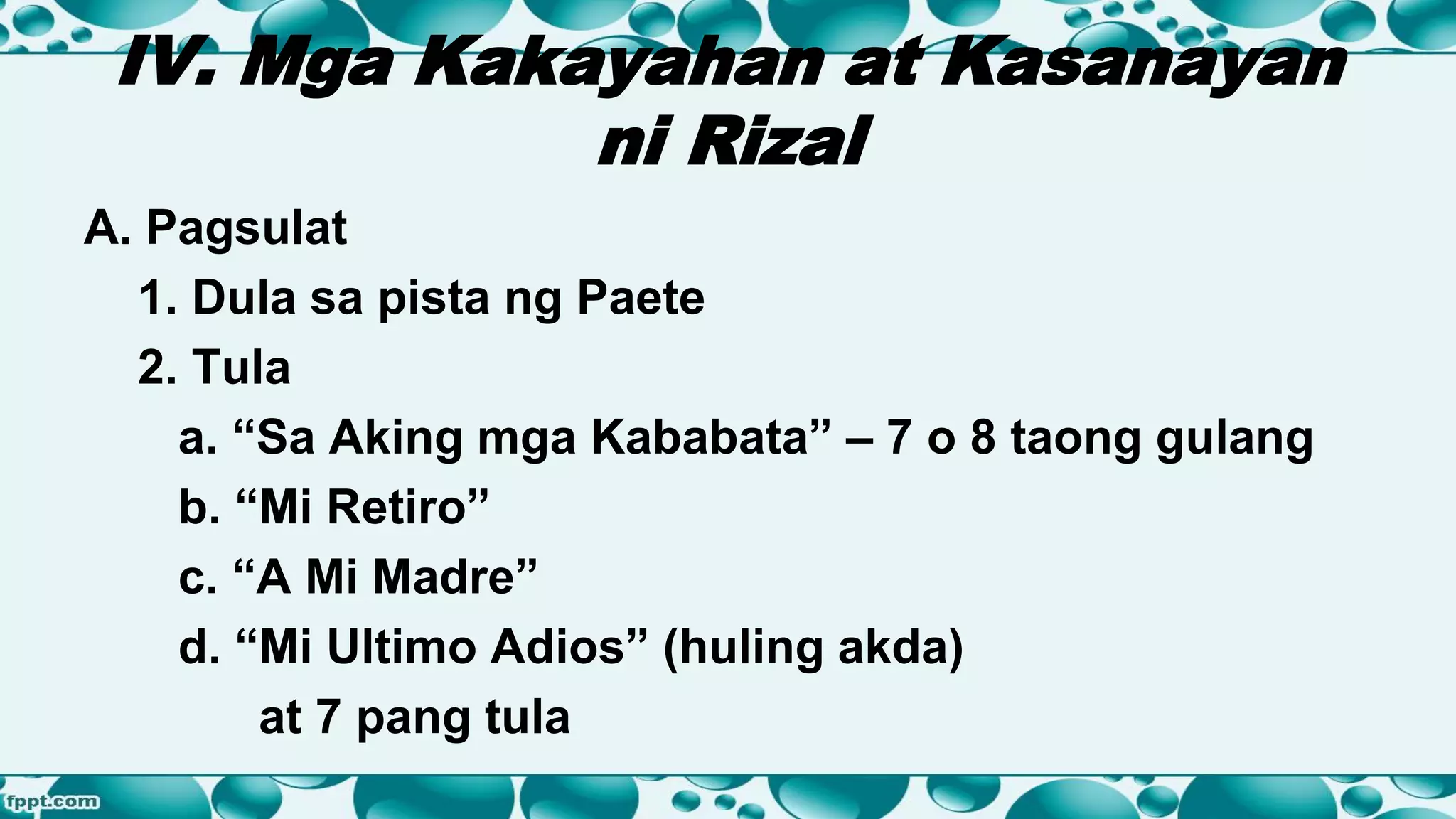 Talambuhay ni Jose Rizal | PDF