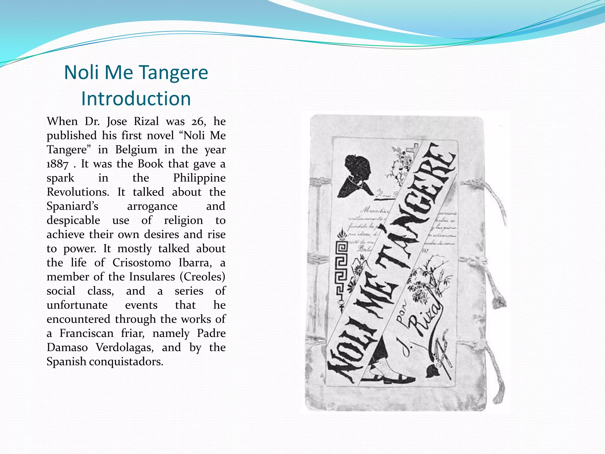 Noli and fili cover symbolisms | PPTX