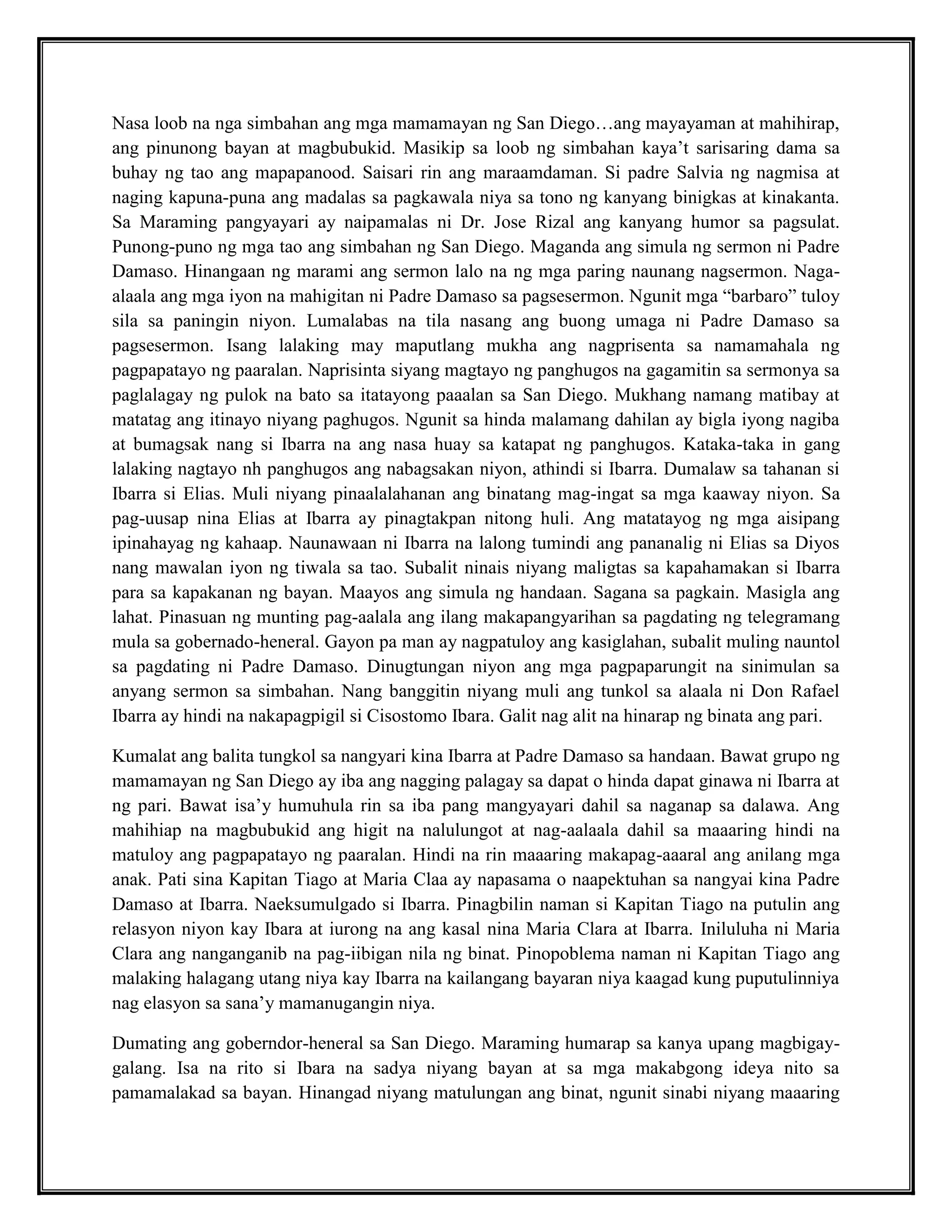 Noli Me Tangere (Filipino | DOCX