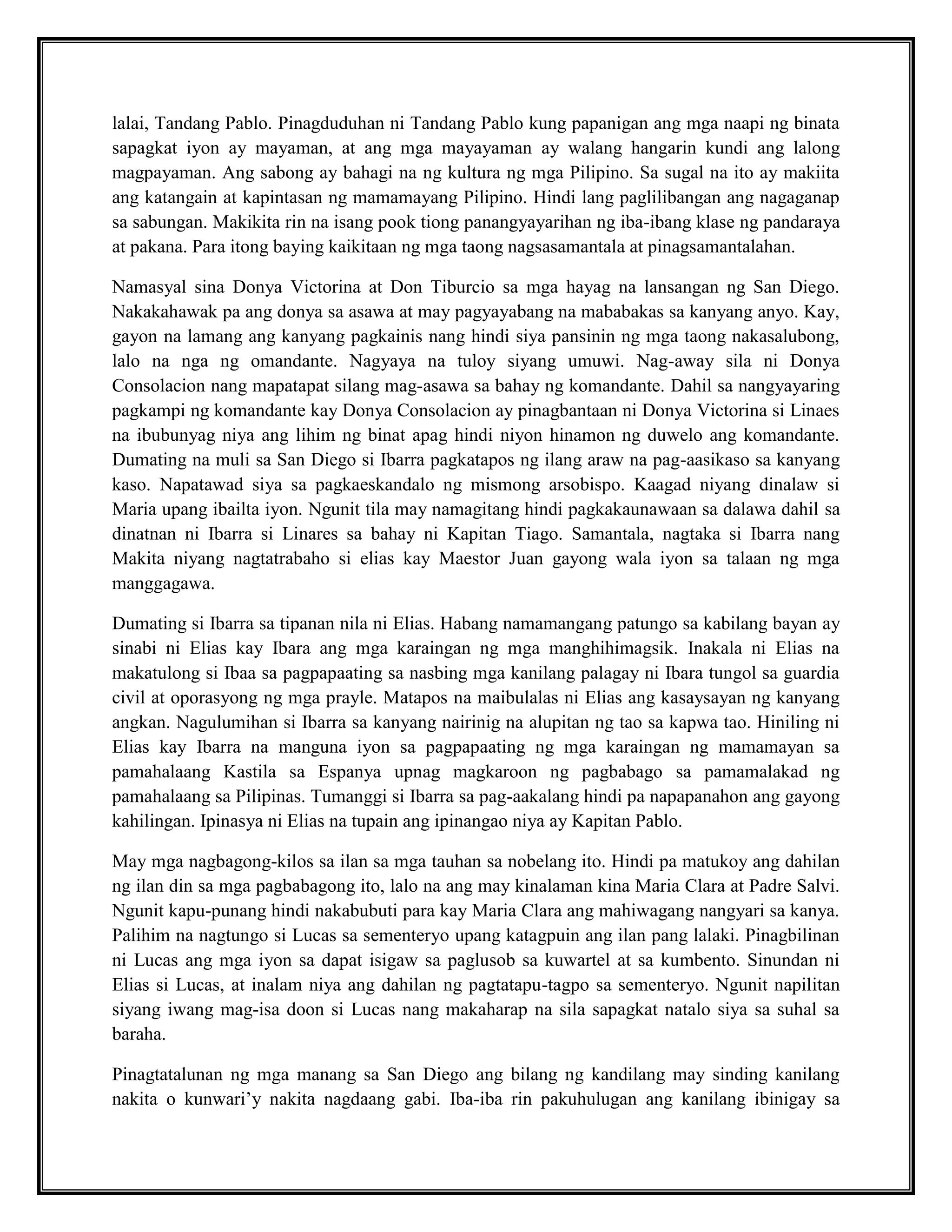 Noli Me Tangere (Filipino | DOCX