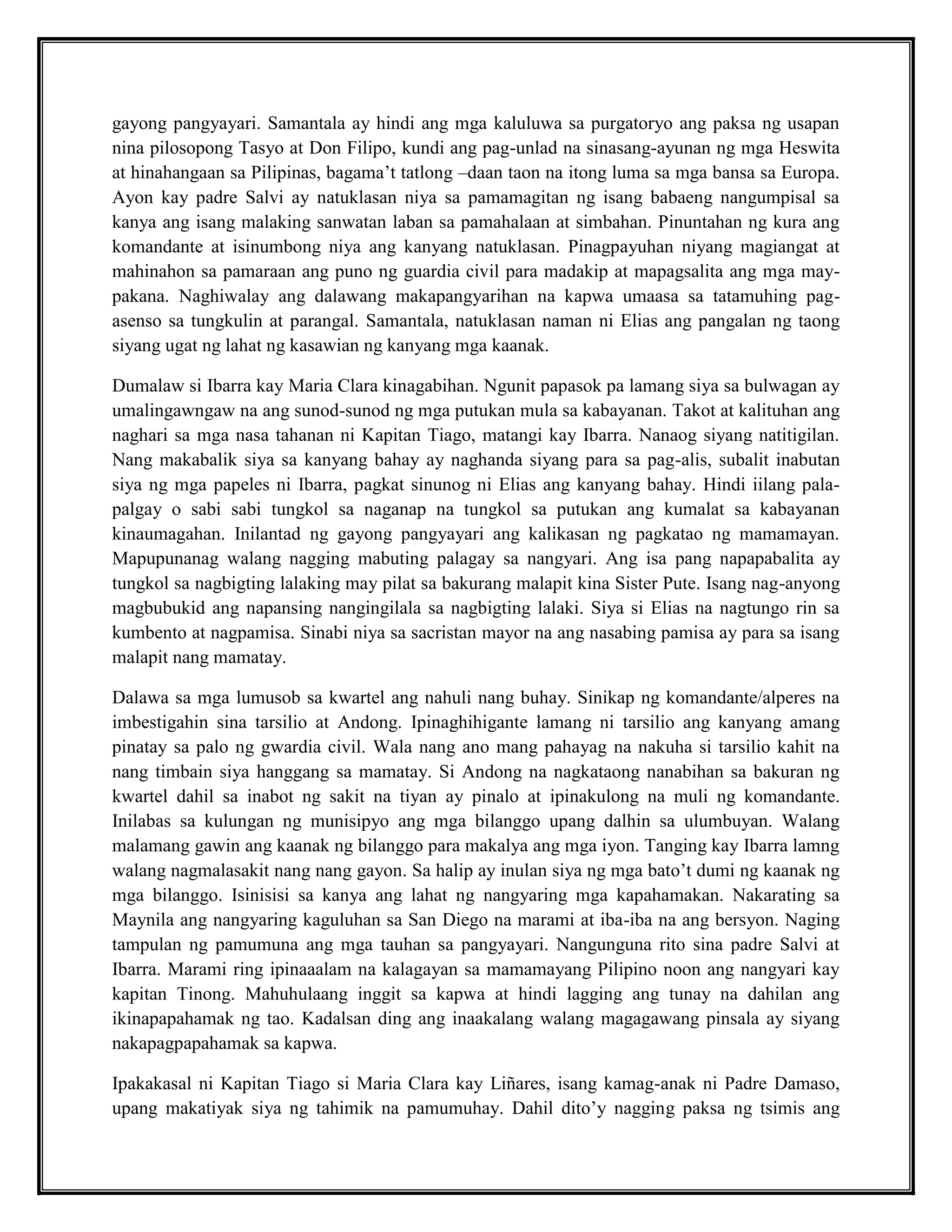 Noli Me Tangere (Filipino | DOCX