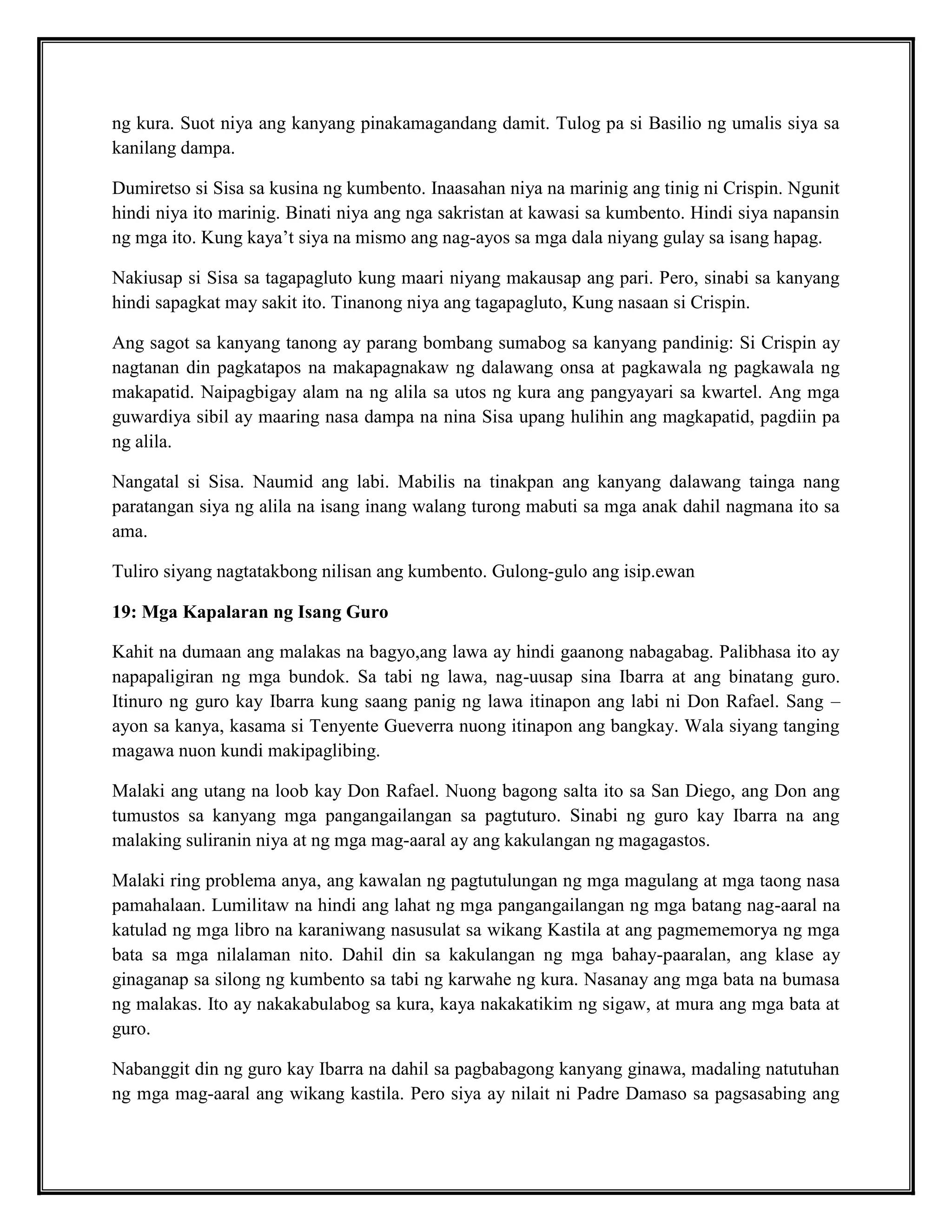 Noli Me Tangere (Filipino | DOCX