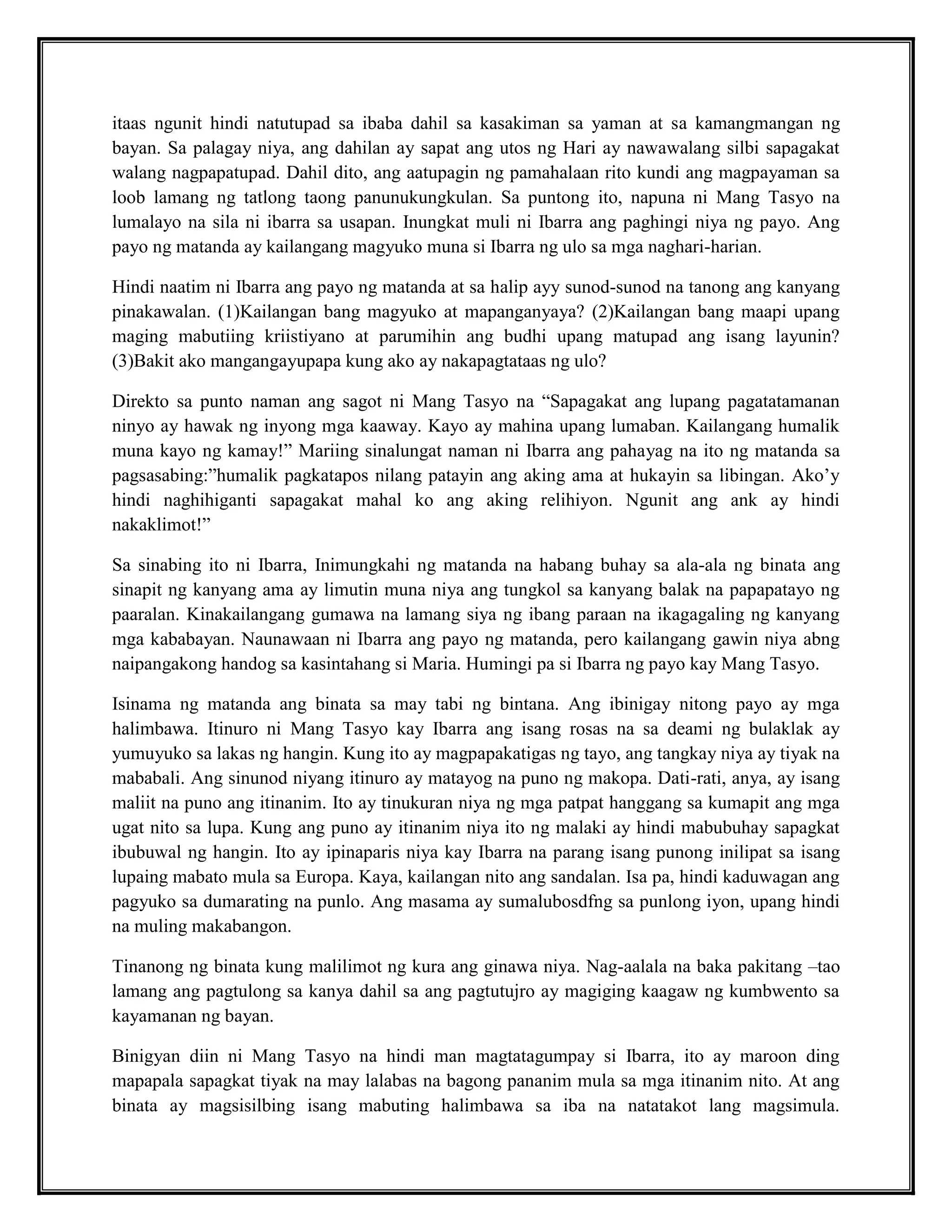 Noli Me Tangere (Filipino | DOCX