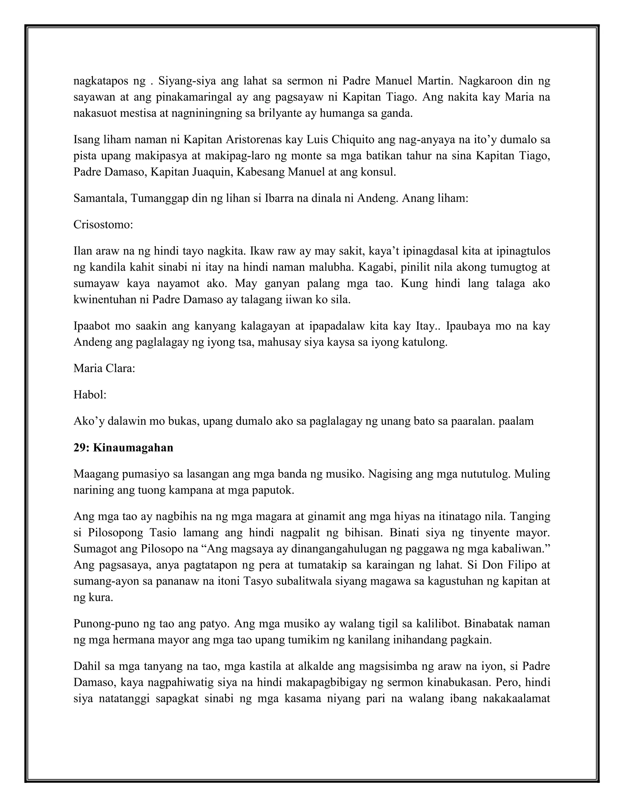 Noli Me Tangere (Filipino | DOCX