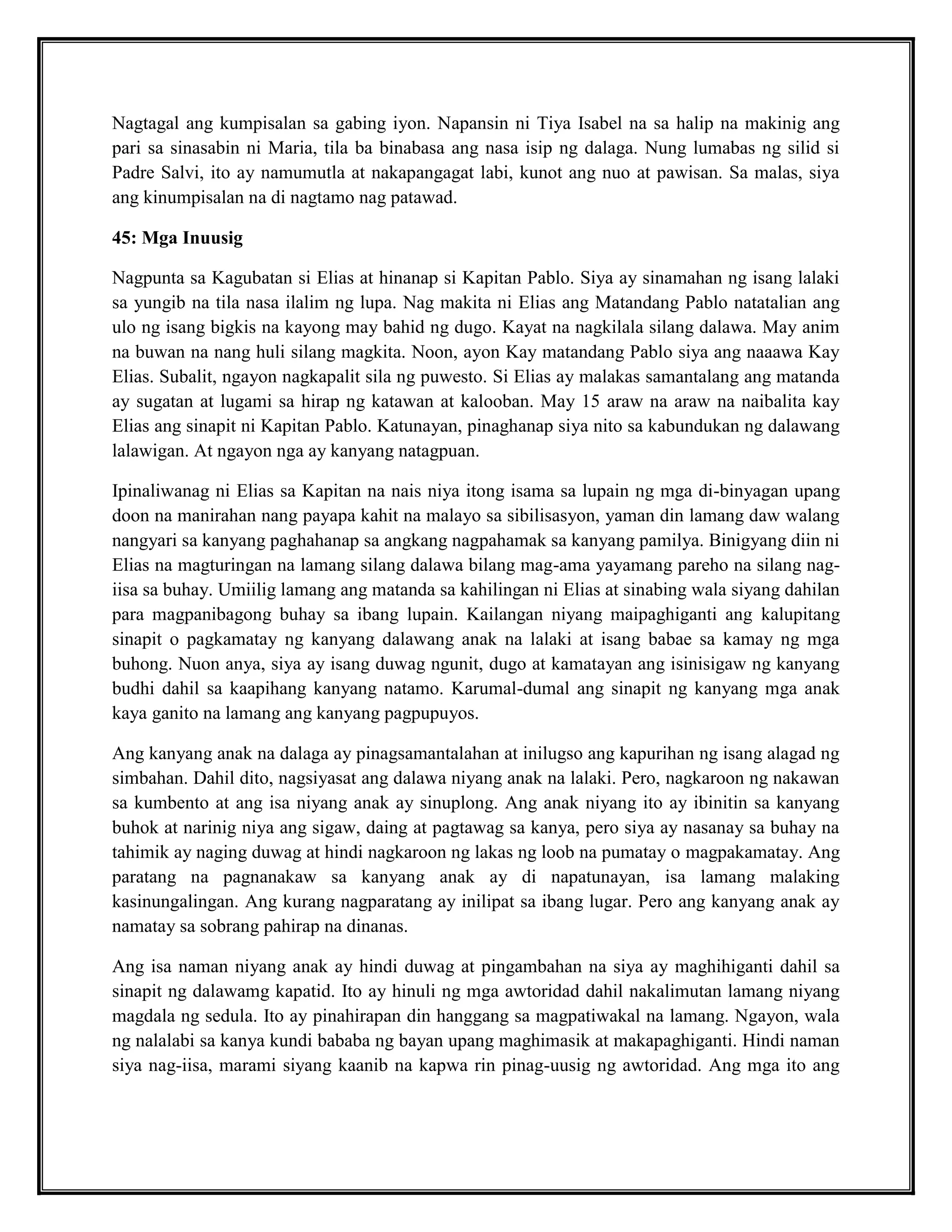 Noli Me Tangere (Filipino | DOCX