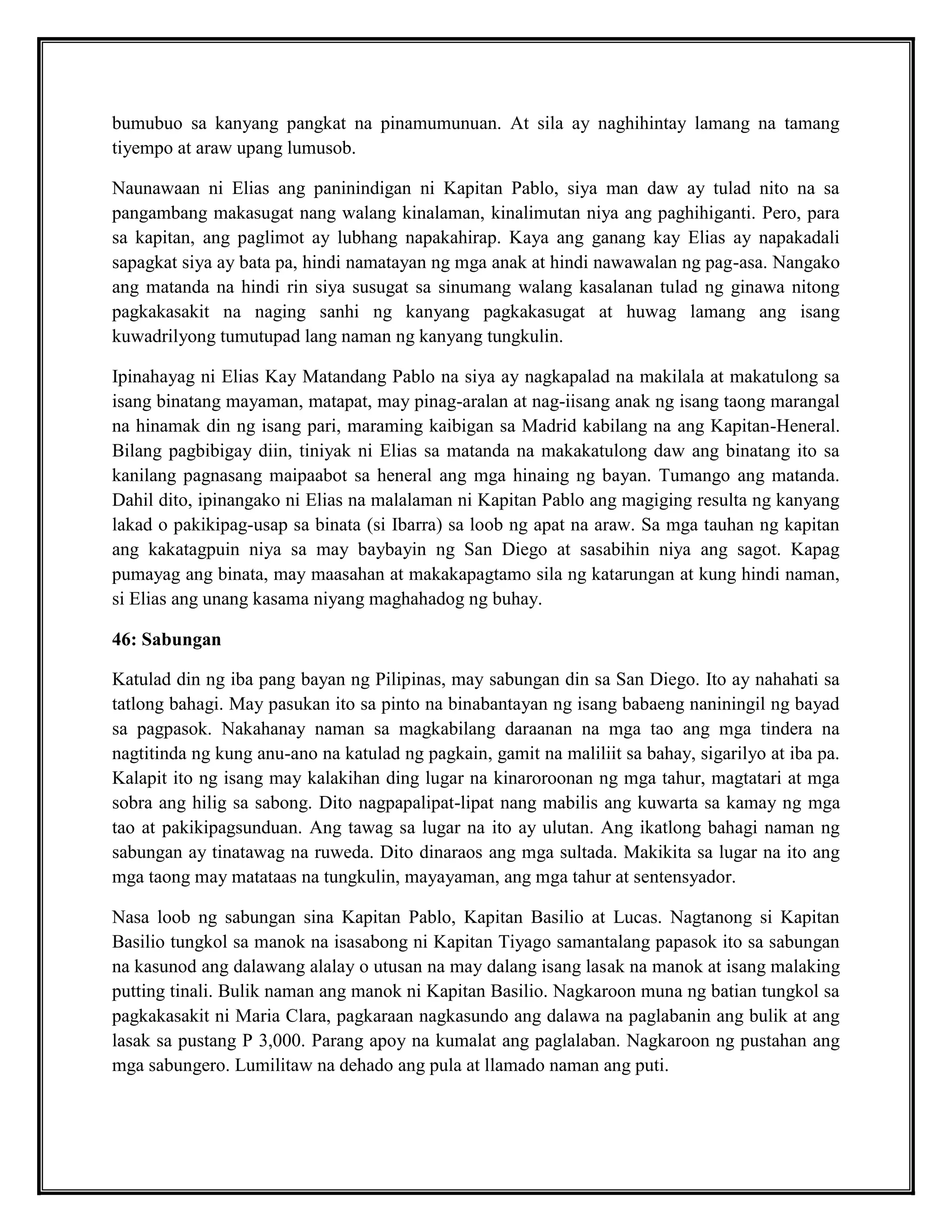 Noli Me Tangere (Filipino | DOCX