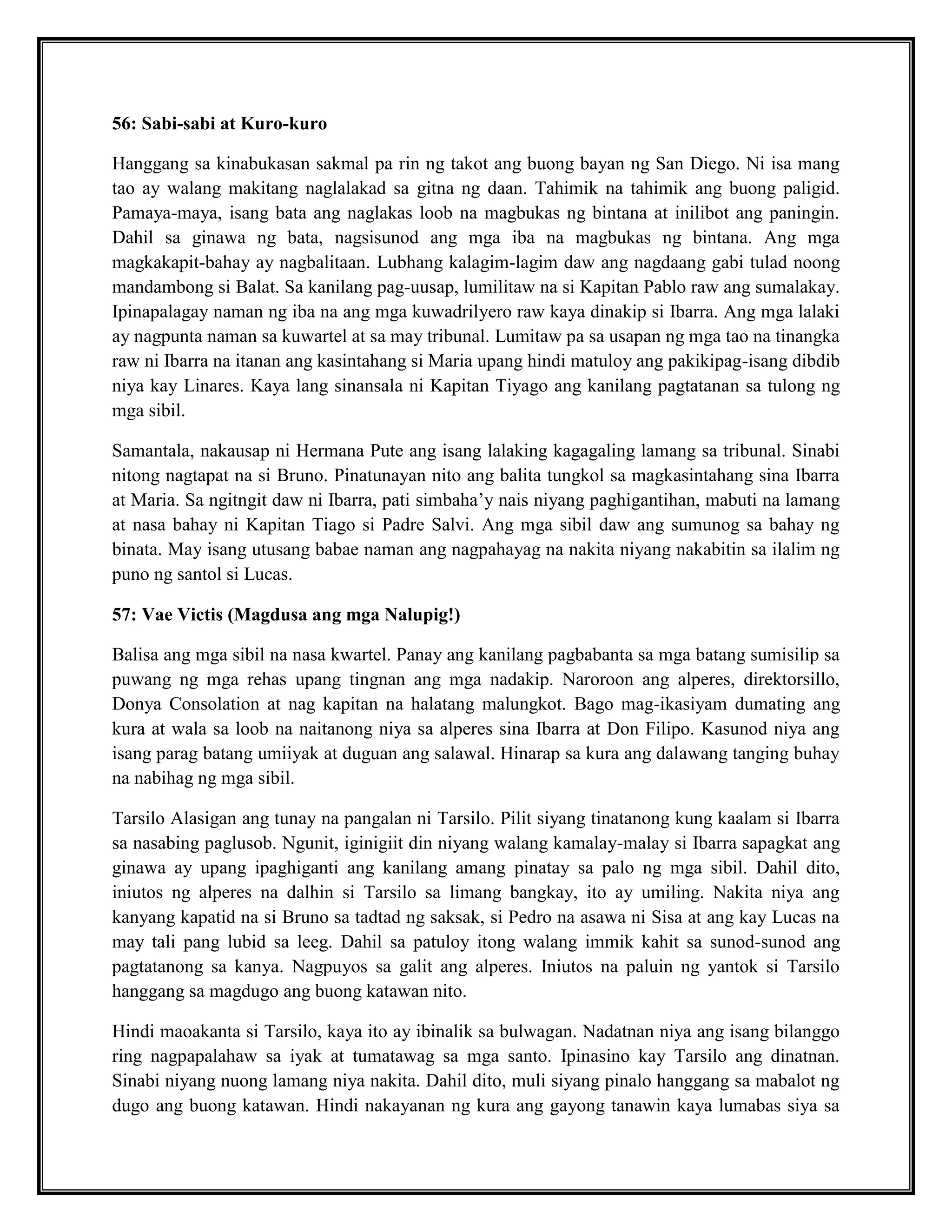 Noli Me Tangere (Filipino | DOCX