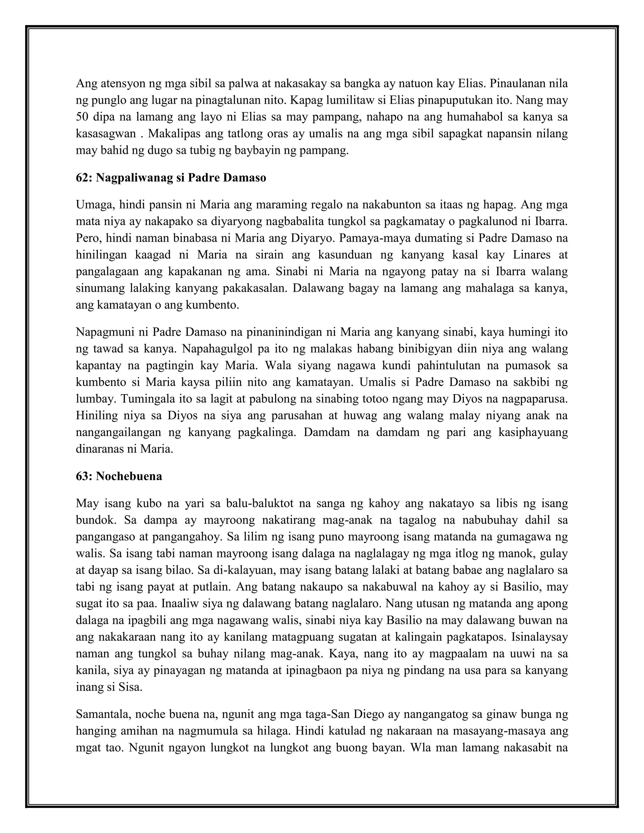 Noli Me Tangere (Filipino | DOCX