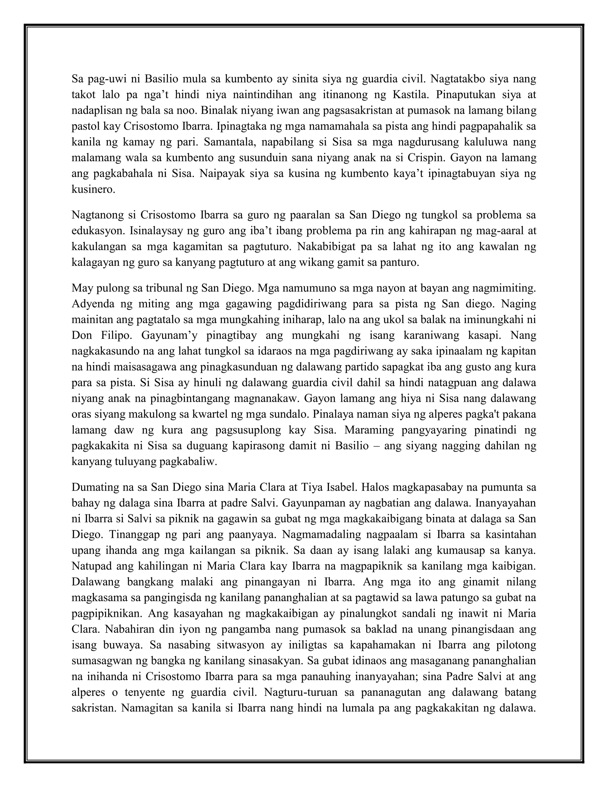 Noli Me Tangere (Filipino | DOCX