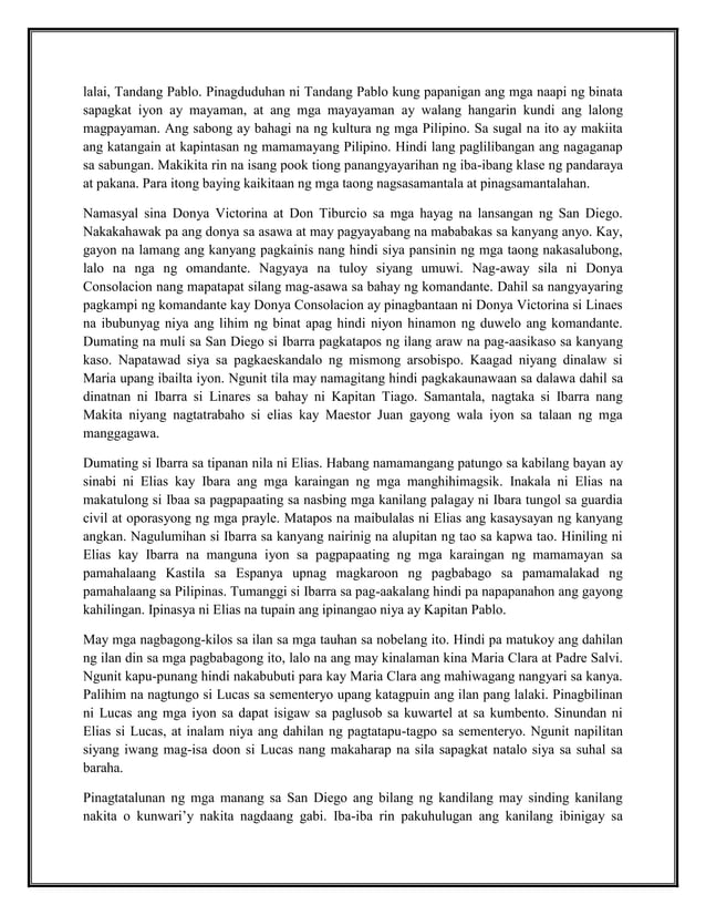 Noli Me Tangere (Filipino | DOCX