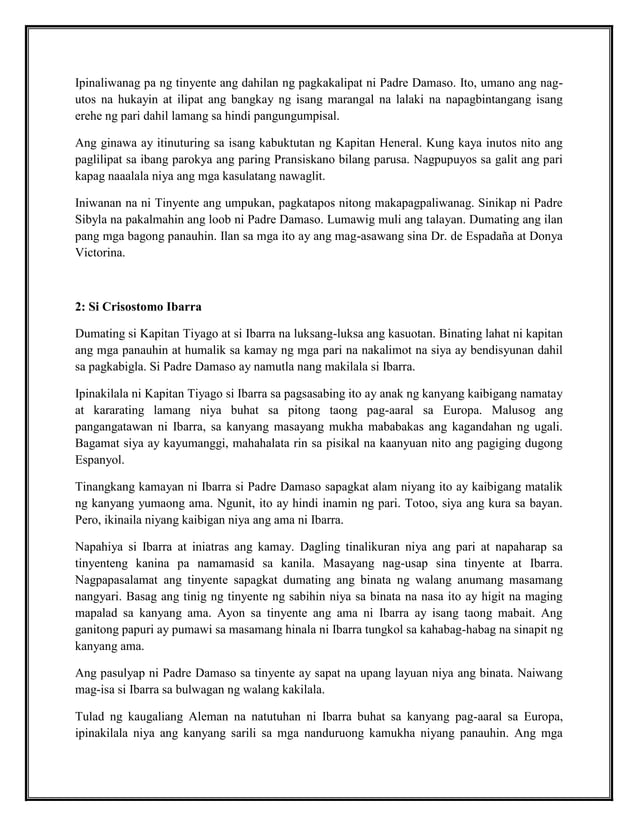 Noli Me Tangere (Filipino | DOCX