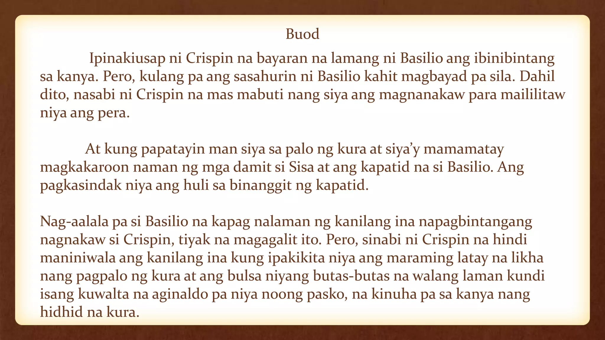 Noli Me Tangere Kabanata XIV, XV, XVII, XVIII at XIX | PPTX