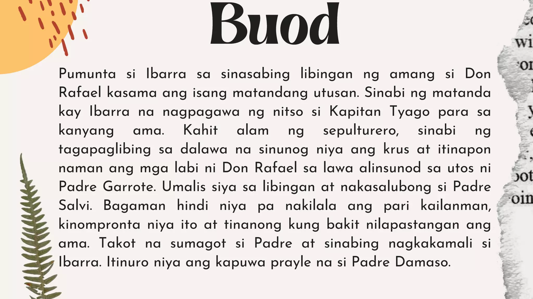 Noli Me Tángere Kabanata 13 | PPTX