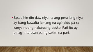 Noli me tangere kabanata 15 | PPTX