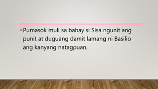 Noli me tangere kabanata 21 | PPTX