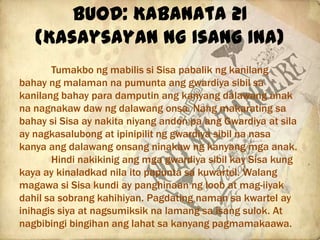 Noli me tangere kabanata 21 22 | PPTX