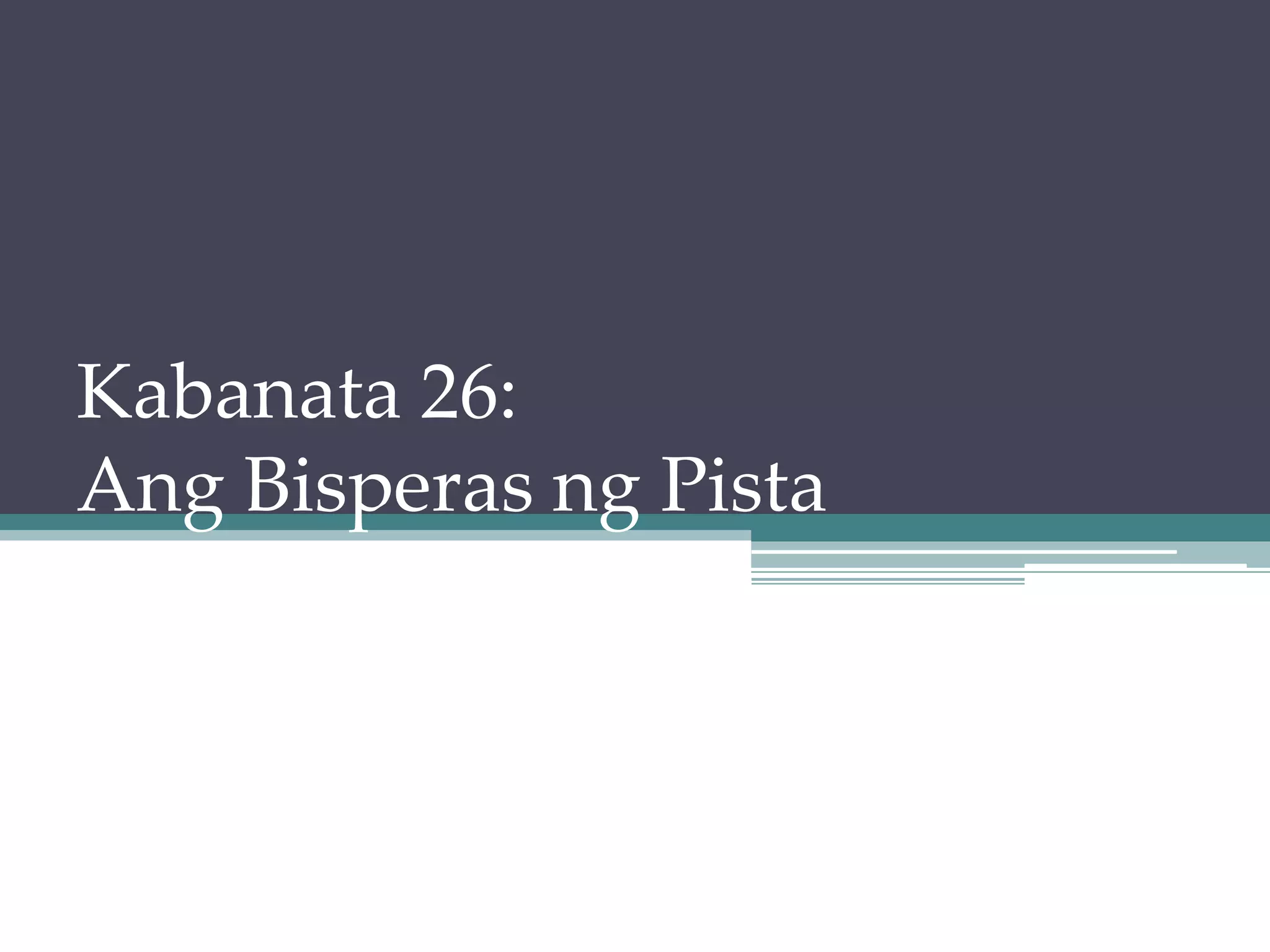 Noli me tangere kabanata 25 26 | PPTX