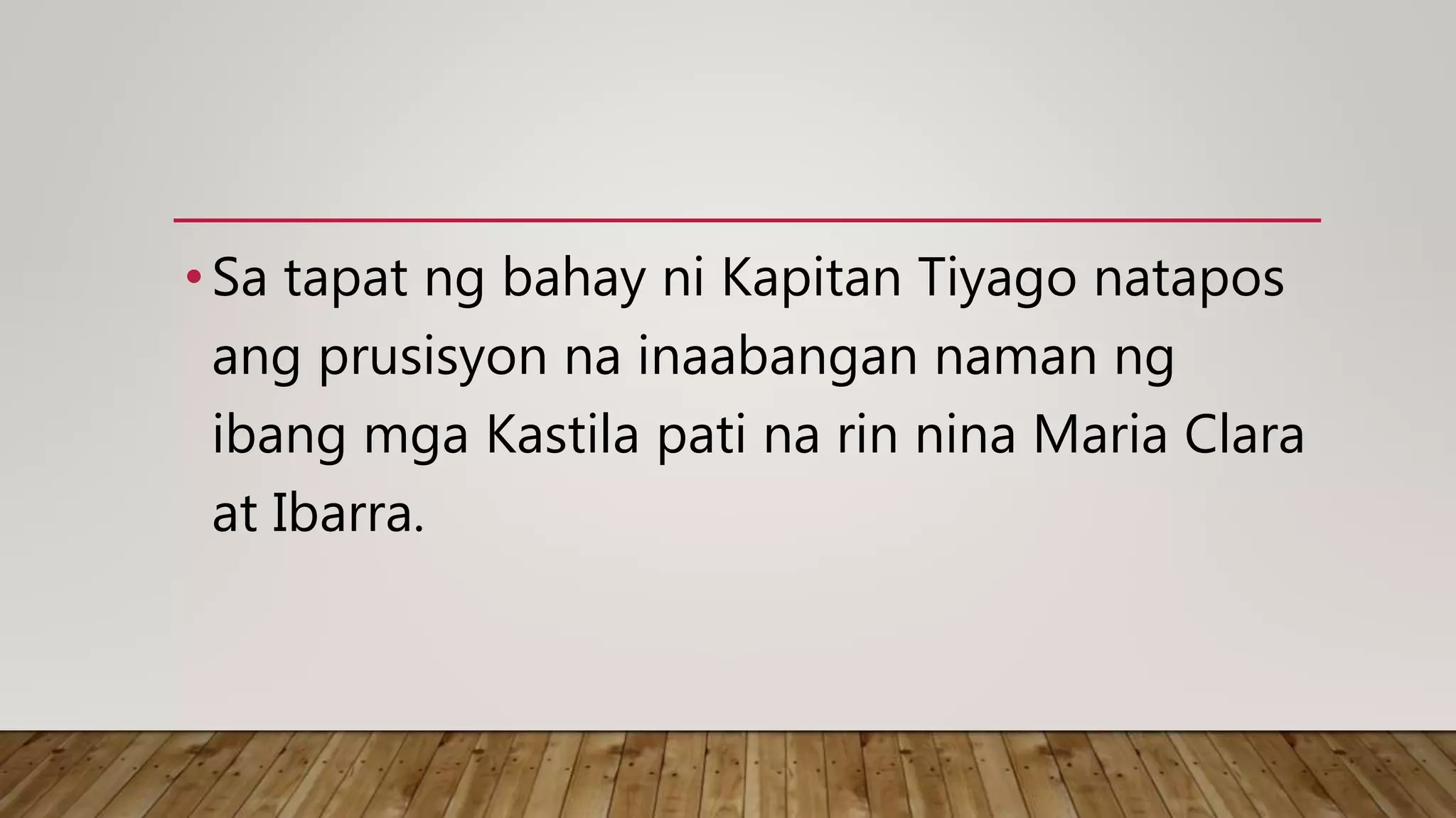 Noli me tangere kabanata 29 | PPTX