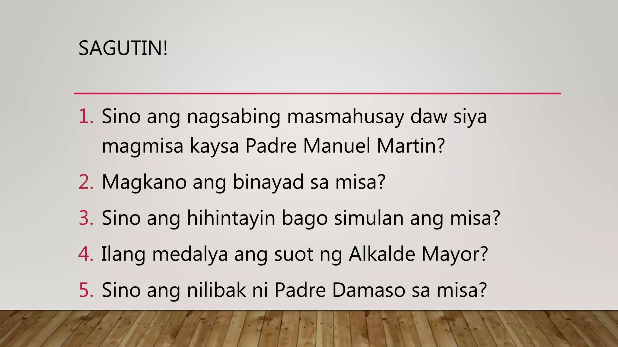 Noli me tangere kabanata 30 | PPTX