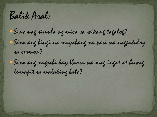 Noli me tangere kabanata 32 | PPTX