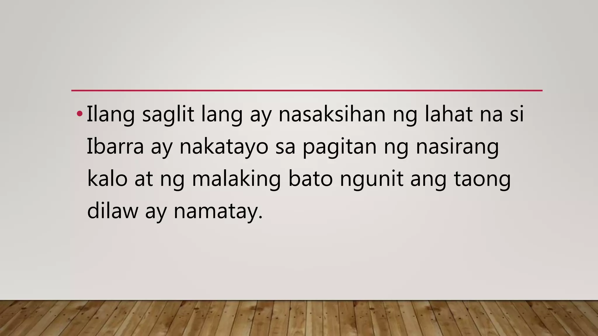 Noli me tangere kabanata 32 | PPTX