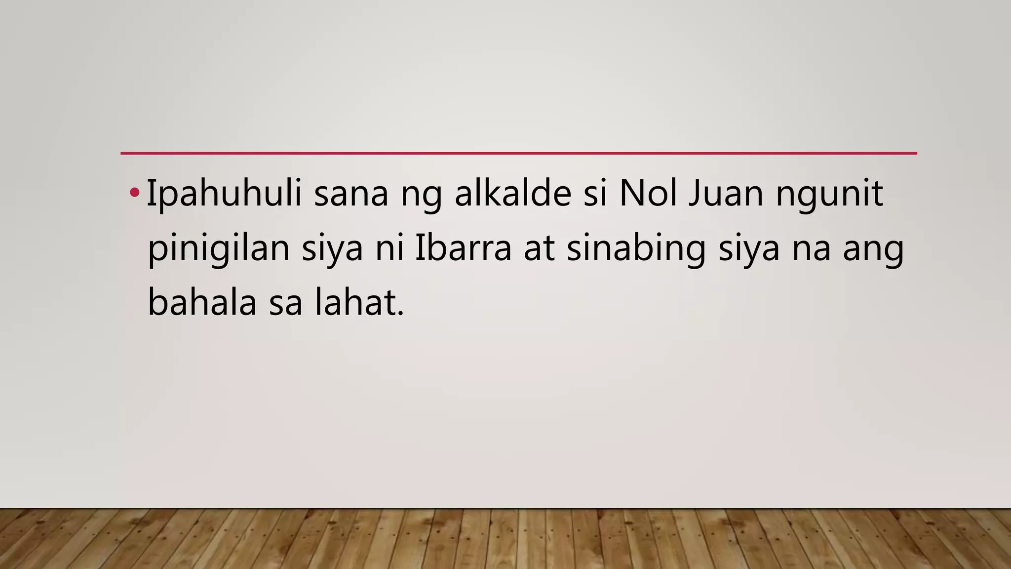 Noli me tangere kabanata 32 | PPTX