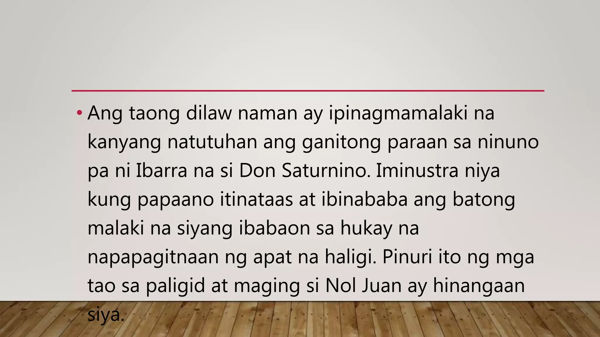 Noli me tangere kabanata 32 | PPTX