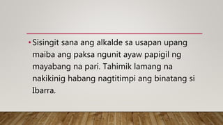 Noli me tangere kabanata 34 | PPTX