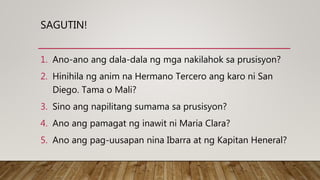 Noli me tangere kabanata 38 | PPTX